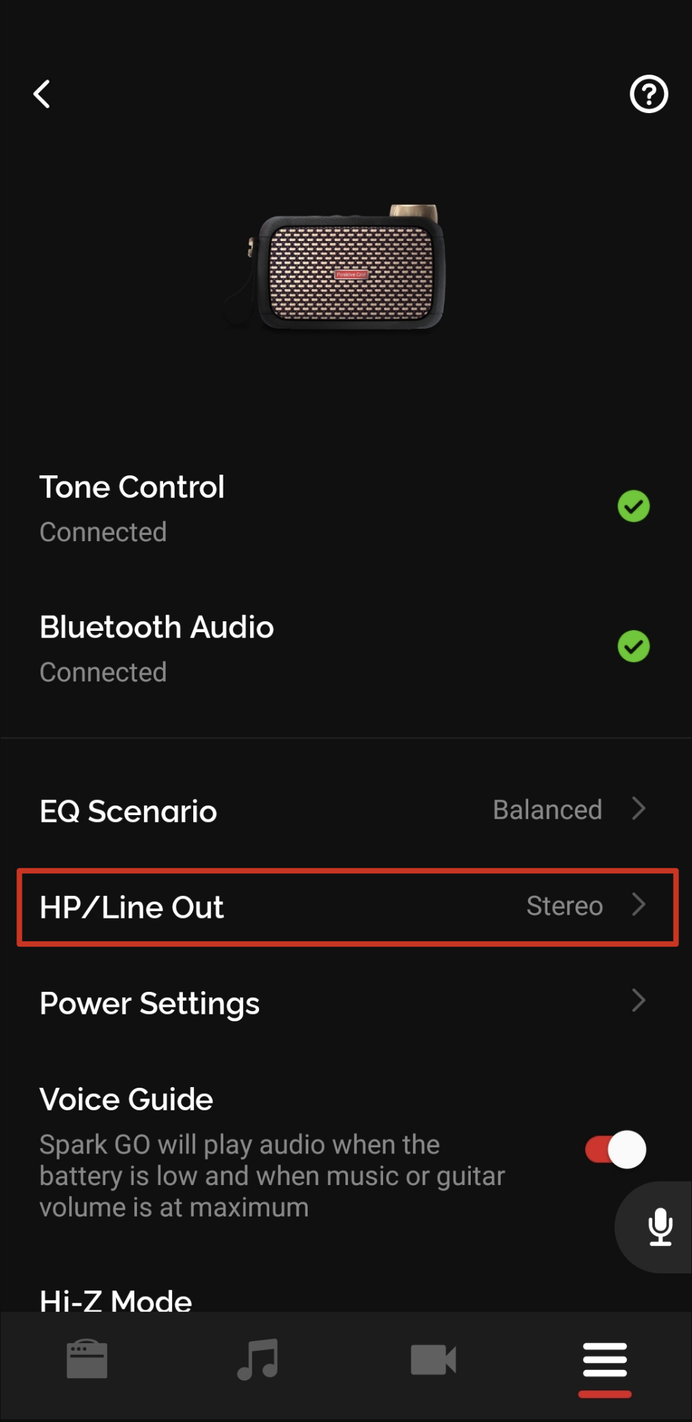 Headphone/Line Out Settings – Help Center