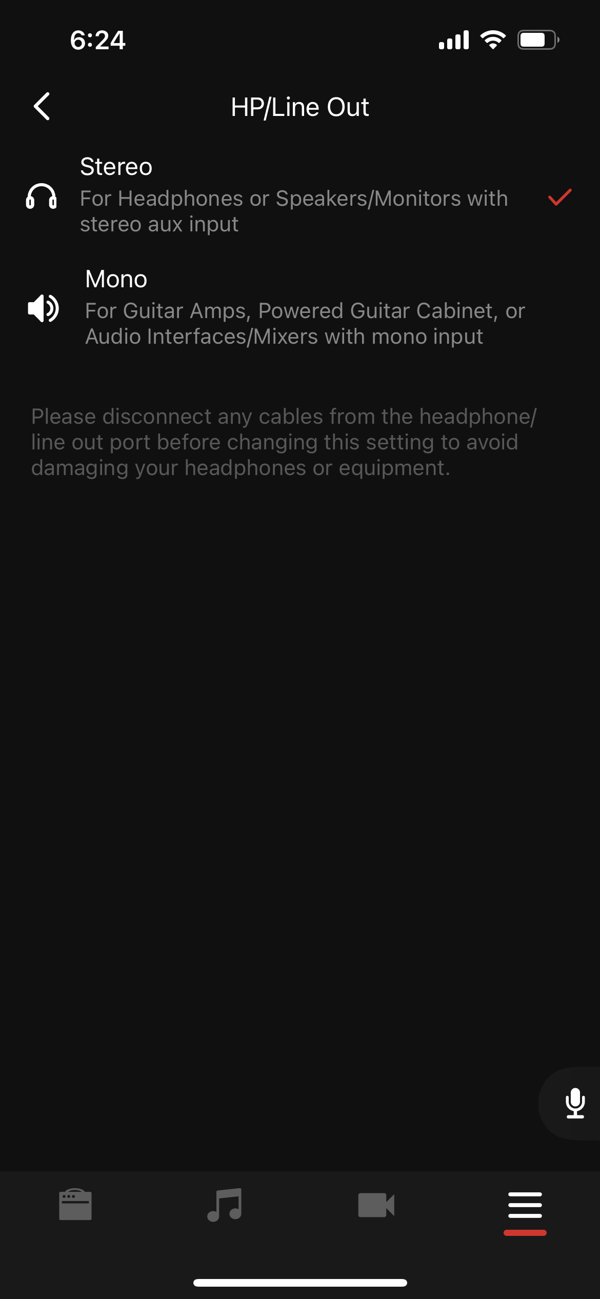 Headphone/Line Out Settings – Help Center