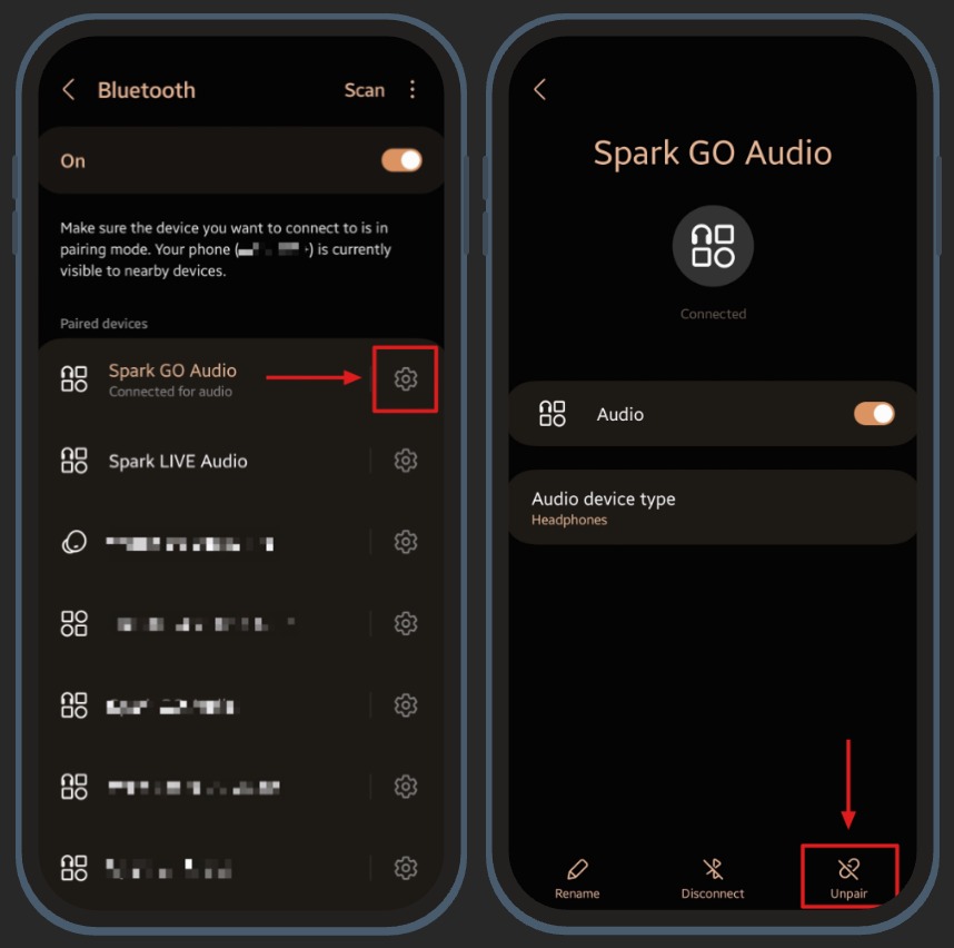 Can’t Connect Spark Amp via Bluetooth – Help Center