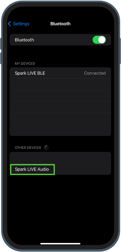Connect to Spark Amp – Help Center