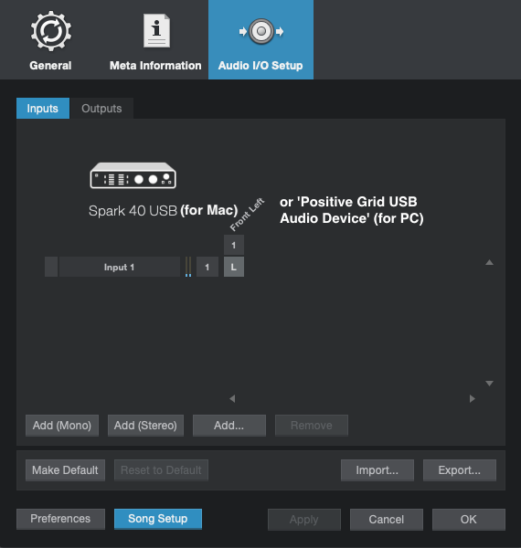 Basic Setup Guide for Spark & PreSonus Studio One – Help Center