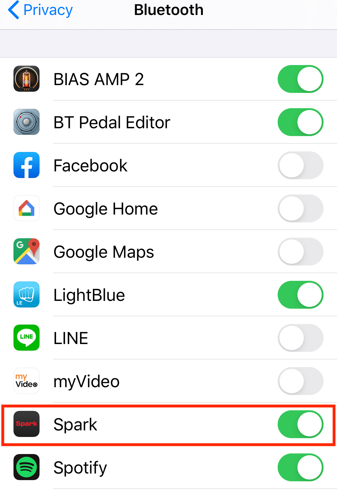 Pairing Spark Amp with Your iPhone/iPad via Bluetooth – Help Center